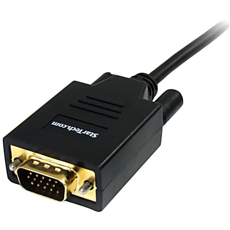 StarTech.com 6 ft. 1.8 m Mini Displayport to VGA Cable 1920x12001080p ...