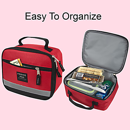 Fridge Pak Lunch Boxes With Clips 7 14 H x 9 W x 4 D ...