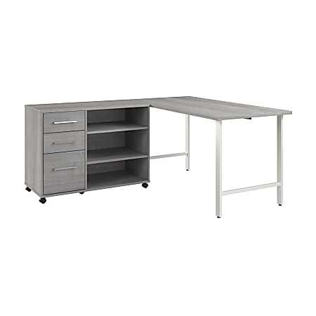 Bush Business Furniture Hustle 60 W Computer Desk and Storage Cabinet ...