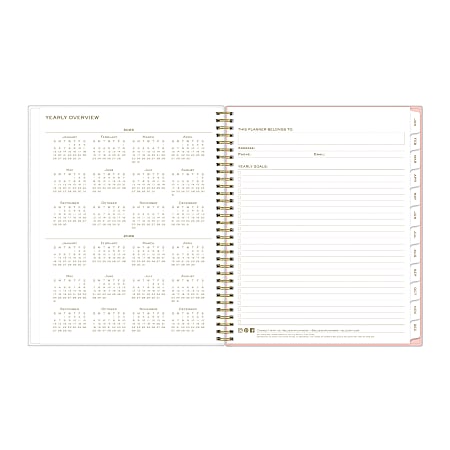 Blue Sky 2025 Day Designer WeeklyMonthly Planning Calendar 8 12 x 11 ...