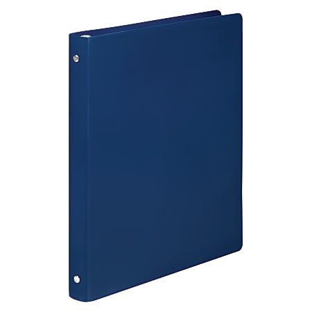 Wilson Jones Flexible Accohide Poly 3 Ring Binder 12 Round Rings Dark ...