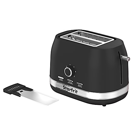 Starfrit 850W 2 Slice Wide Slot Toaster Black - ODP Business Solutions