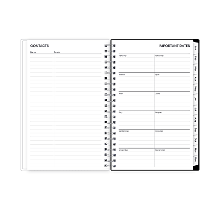 2025 Blue Sky WeeklyMonthly Planning Calendar 5 x 8 Rising Clear ...