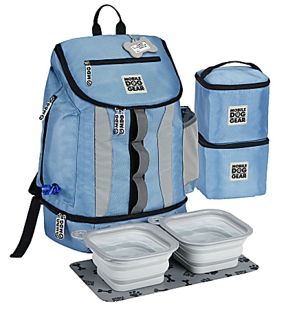 Overland Dog Gear Drop Bottom Week Away Backpack Blue - ODP Business ...