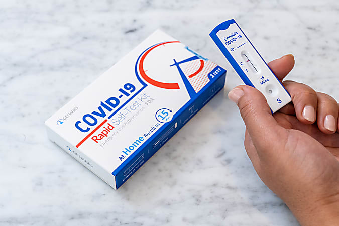 Genabio COVID 19 At Home Antigen Rapid Tests 6 x 1 White Case Of 252 ...