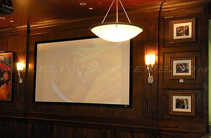 Elite Screens Sable Frame 135 inch Diagonal 169 8K 4K Ultra HD Ready ...