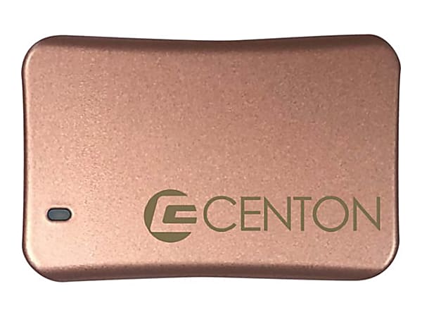 Centon Dash Series External USB C Solid State Drive 1000GB Rose Gold ...