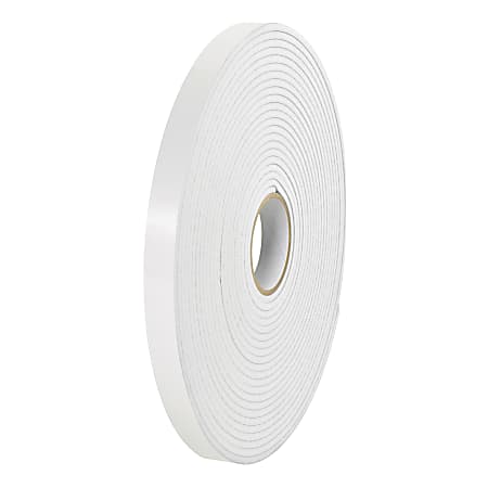 Tape Logic Removable Double Sided Foam Tape 12 x 36 Yd. White Case Of ...