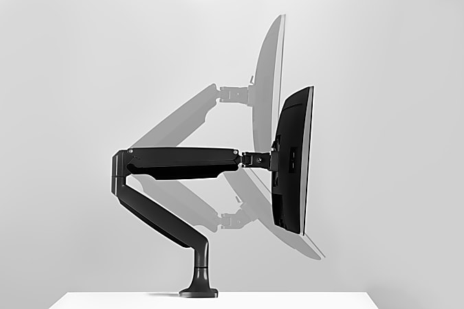 Mount It MI 1771B Single Monitor Desk Arm Mount 19 H x 12 W x 4 D Black ...