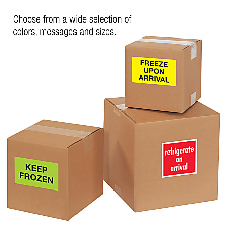 Tape Logic Preprinted Climate Shipping Labels Refrigerate Upon Arrival ...