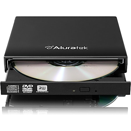 Aluratek AEOD100F 8x External DVD Writer - Office Depot