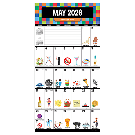 2026 TF Publishing Art Design Monthly Mini Wall Calendar 7 x 7 Every ...