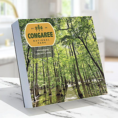 2026 TF Publishing Daily Desktop Box Calendar 5 14 x 5 14 365 National ...