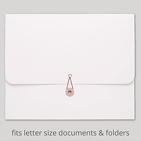 Office Depot Brand Project Folder Letter Size 1 14 Expansion Rose ...