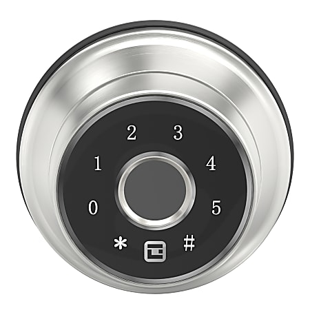 GeekTale F02 Smart Dead Bolt With Keypad 3.57 H x 5.37 W x 3.07 D Satin ...