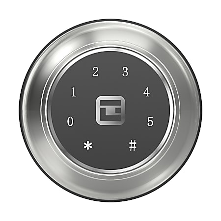 GeekTale F02 Smart Dead Bolt With Keypad 3.57 H x 5.37 W x 3.07 D Satin ...
