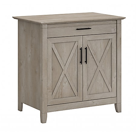 Secretary desk with keyboard tray and storage cabinet store