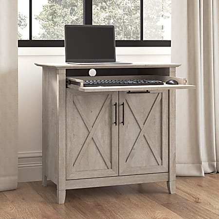Bush Furniture Key West 30 W Secretary Desk With Keyboard Tray and ...