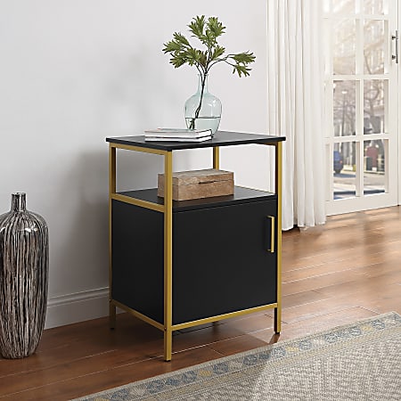 Office Star Modern Life Utility Table With Storage 30 H x 21 W x 18 D ...