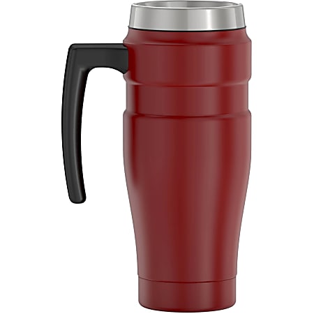 Thermos Stainless King Mug 16Oz Dishwasher Safe Rustic Red Matte Red ...