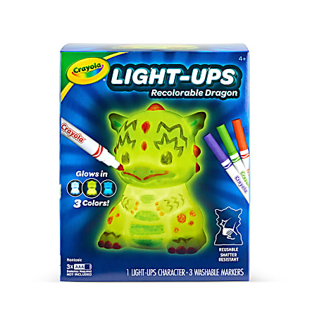 Illuminate creativity with the Crayola Light Up Dragon Toy. Its a ...