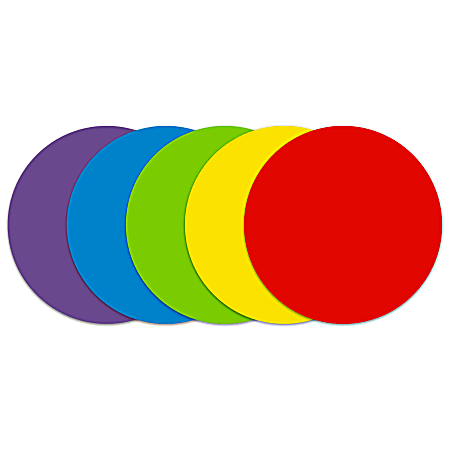 C Line Dry Erase Stickers 11 x 11 Assorted Colors Pack Of 5 Stickers ...