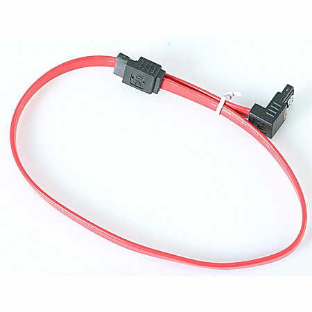 StarTech.com 18in Latching SATA to Right Angle SATA Serial ATA Cable A ...