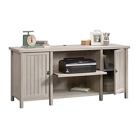 Sauder Costa Credenza Chalked Chestnut - Office Depot