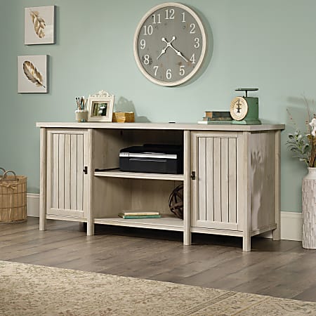 Sauder Costa Credenza Chalked Chestnut - Office Depot