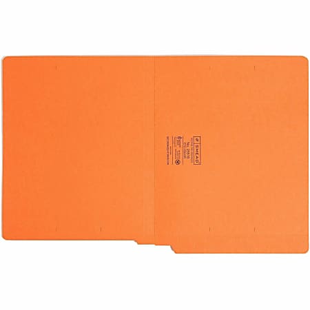 Smead Color End Tab Folders Straight Cut Letter Size Orange Box Of 100 ...