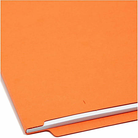 Smead Color End Tab Folders Straight Cut Letter Size Orange Box Of 100 ...