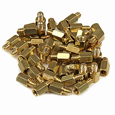 StarTech.com Replacement PC Mounting 6 32 to M3 Metal Jack Screw ...