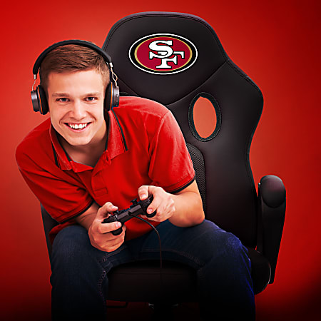 Imperial NFL Vision Faux LeatherMesh High Back Computer Gaming Chair ...