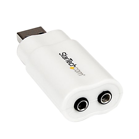 StarTech.com USB to Stereo Audio Adapter Converter - Office Depot