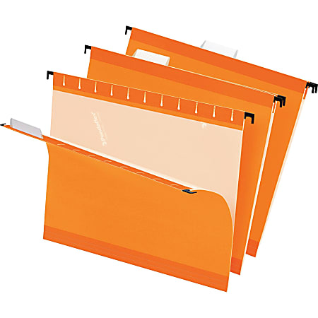 Pendaflex Premium Reinforced Color Hanging Folders Letter Size Orange ...