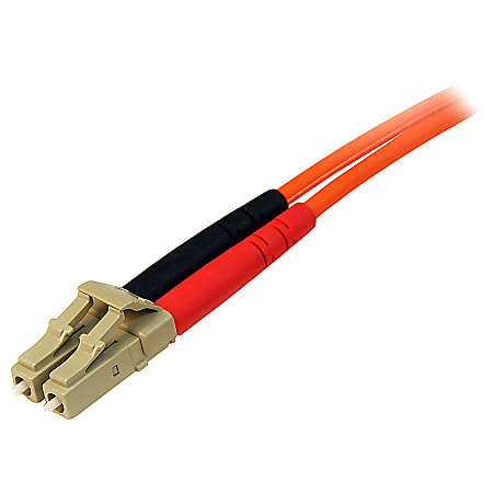 StarTech.com 1m Fiber Optic Cable Multimode Duplex 50125 LSZH LCLC OM2 ...
