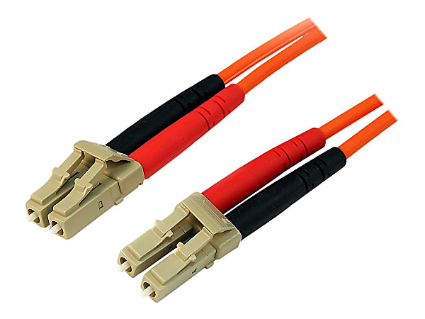 StarTech.com 1m Fiber Optic Cable Multimode Duplex 50125 LSZH LCLC OM2 ...