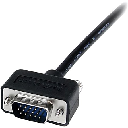 StarTech.com Thin Coax High Res VGA Monitor Cable with LP Connectors ...