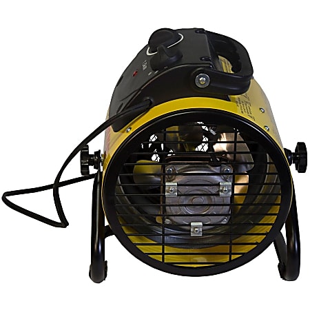 DuraHeat 1500 Watts Electric Fan Heater 12.75 H x 11 W Yellow - Office ...