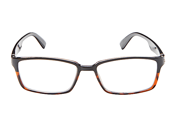 ICU Eyewear Rectangular Reading Glasses Black 1.50 - Office Depot