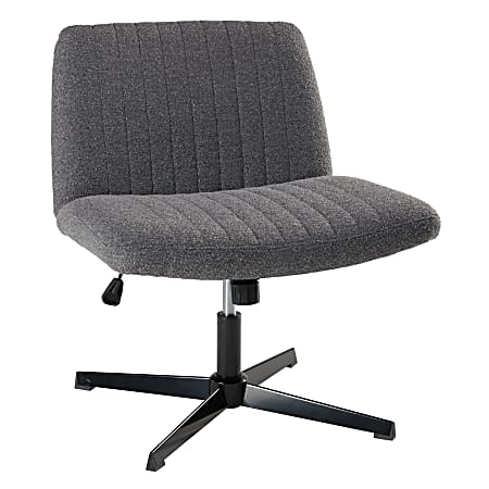 Bush Furniture Sutton Ergonomic Fabric Armless Mid Back Computer Chair ...