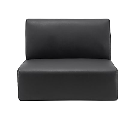 Lorell Contemporary Reception Collection Single Seat Sofa 19.6 H x 25.5 ...
