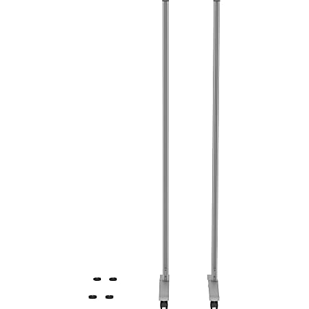 Lorell Adaptable Panel Legs for 71 H Configuration 18.75 W x 2 D x 70. ...