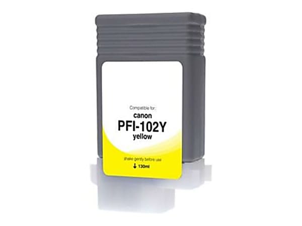 Clover Imaging Group Wide Format 130 ml yellow compatible box ink cartridge alternative for ...