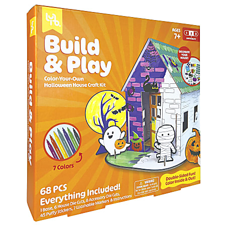 Little Yellow Bicycle Color Play Haunted House Set Of 68 Pieces ...