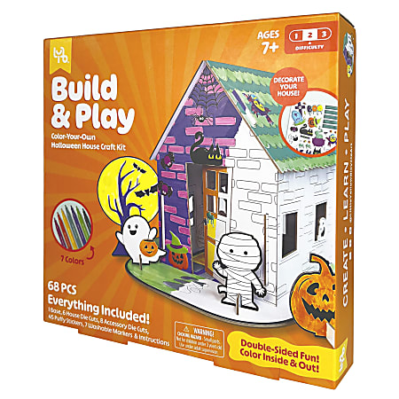 Little Yellow Bicycle Color Play Haunted House Set Of 68 Pieces ...