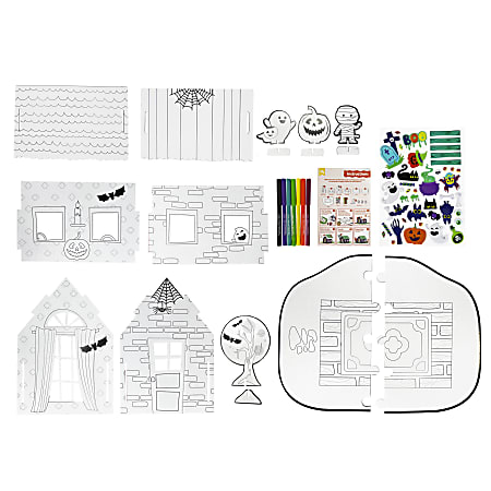 Little Yellow Bicycle Color Play Haunted House Set Of 68 Pieces ...
