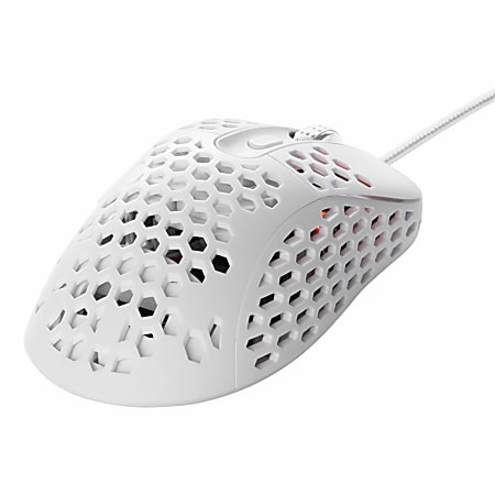 Deltaco Gaming Ultra Light Wired Gaming Mouse White GAM106W - Office Depot