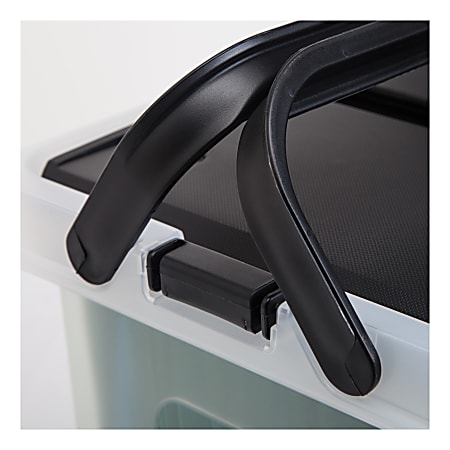 IRIS Portable Wing Lid File Boxes With Handles Letter Size 14 58 x 10 ...