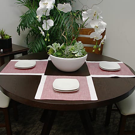 Gibson Zen Buffetware Ceramic Square Dinner Plates 10 34 White Pack Of ...